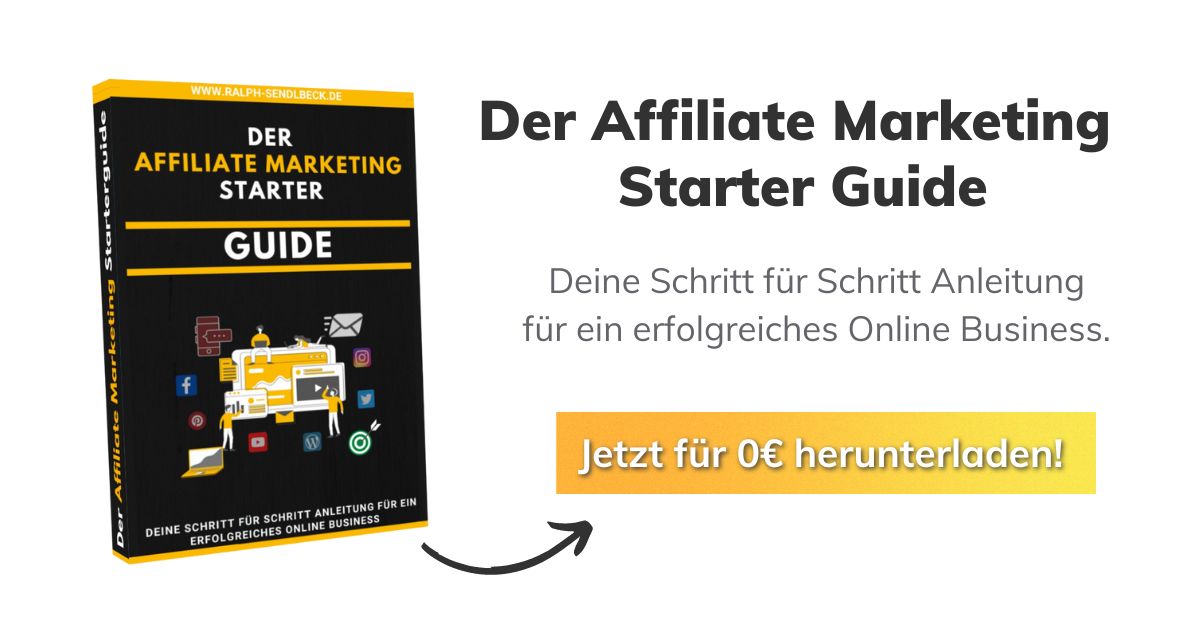 Affiliate Marketing Starter Guide | Kostenlos herunterladen